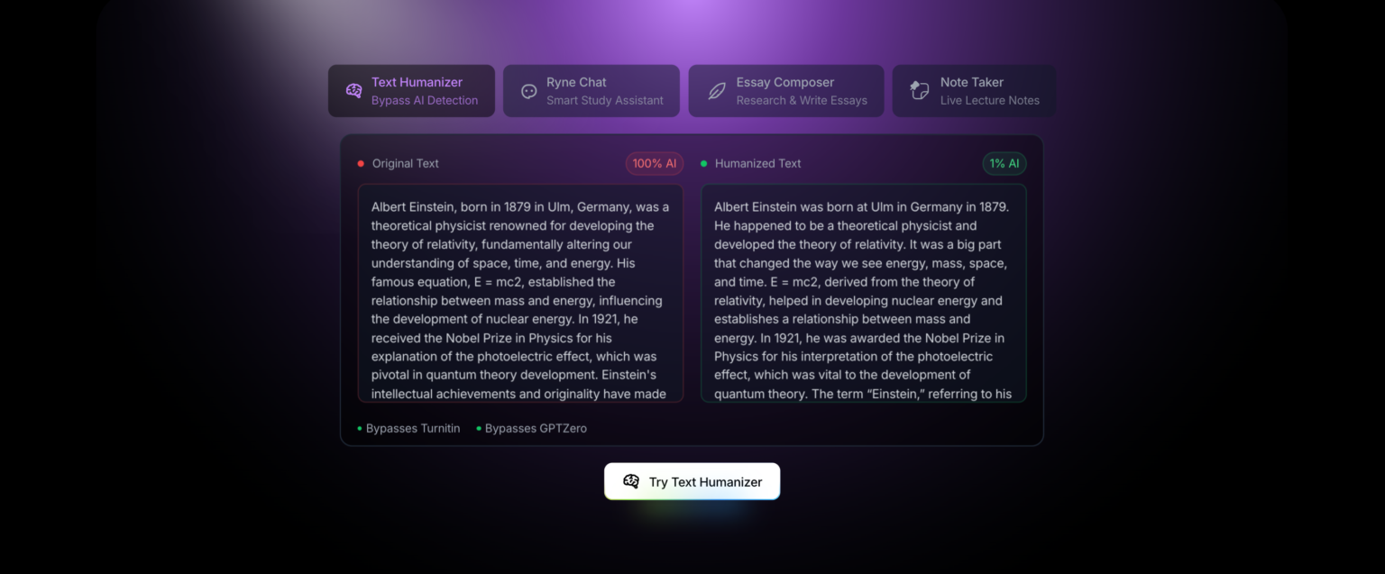 Ryne AI Review: Is It Effective for AI Detection Bypass?
