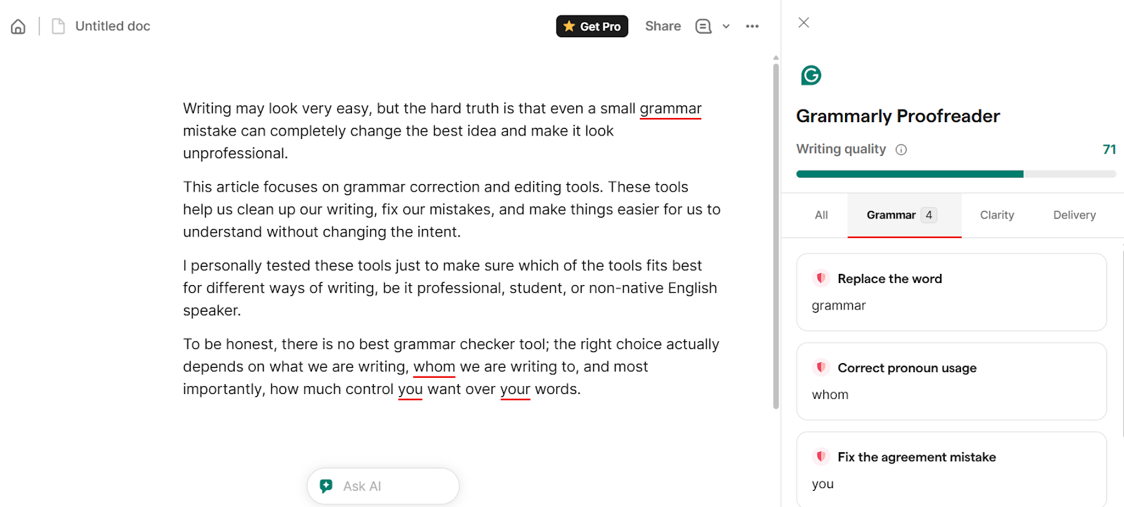 Best Grammar Checkers for Writing, School, and Professional Use