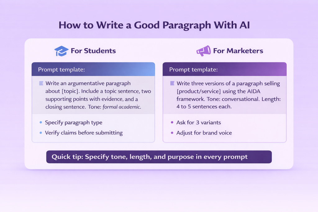 Best Free AI Paragraph Generators 202): Ranked & Compared